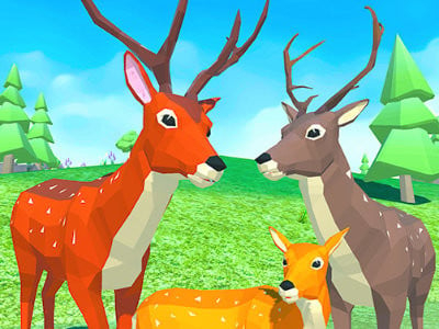 Deer Simulator: Animal Family 3D | Play HTML5 Games